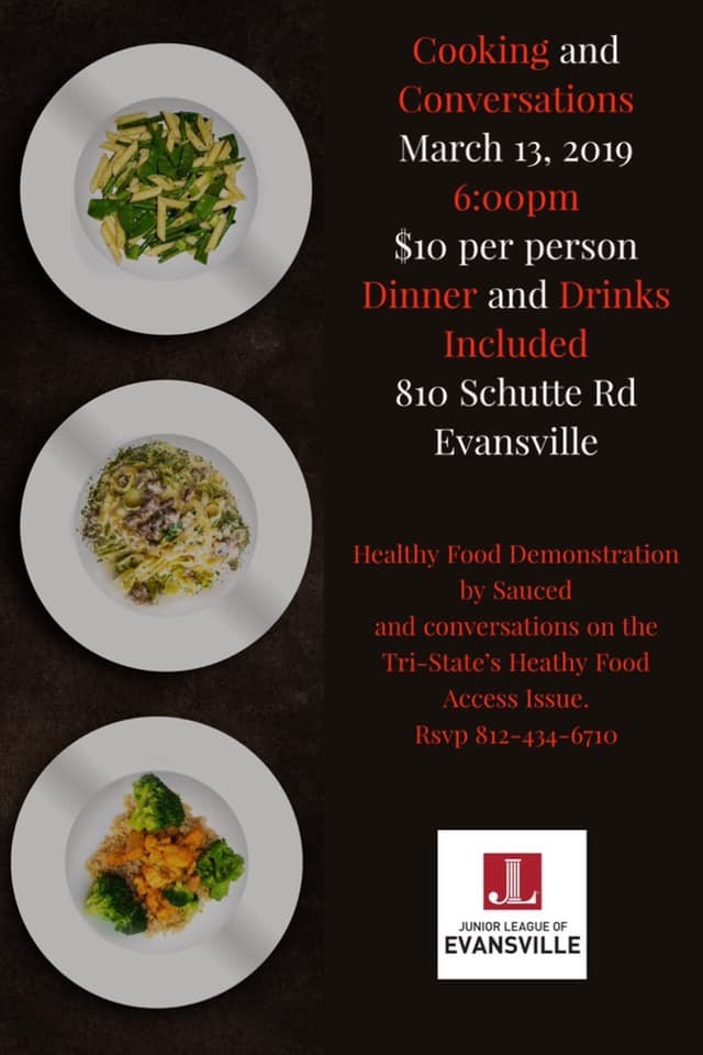 Cooking and Conversations – Junior League of Evansville