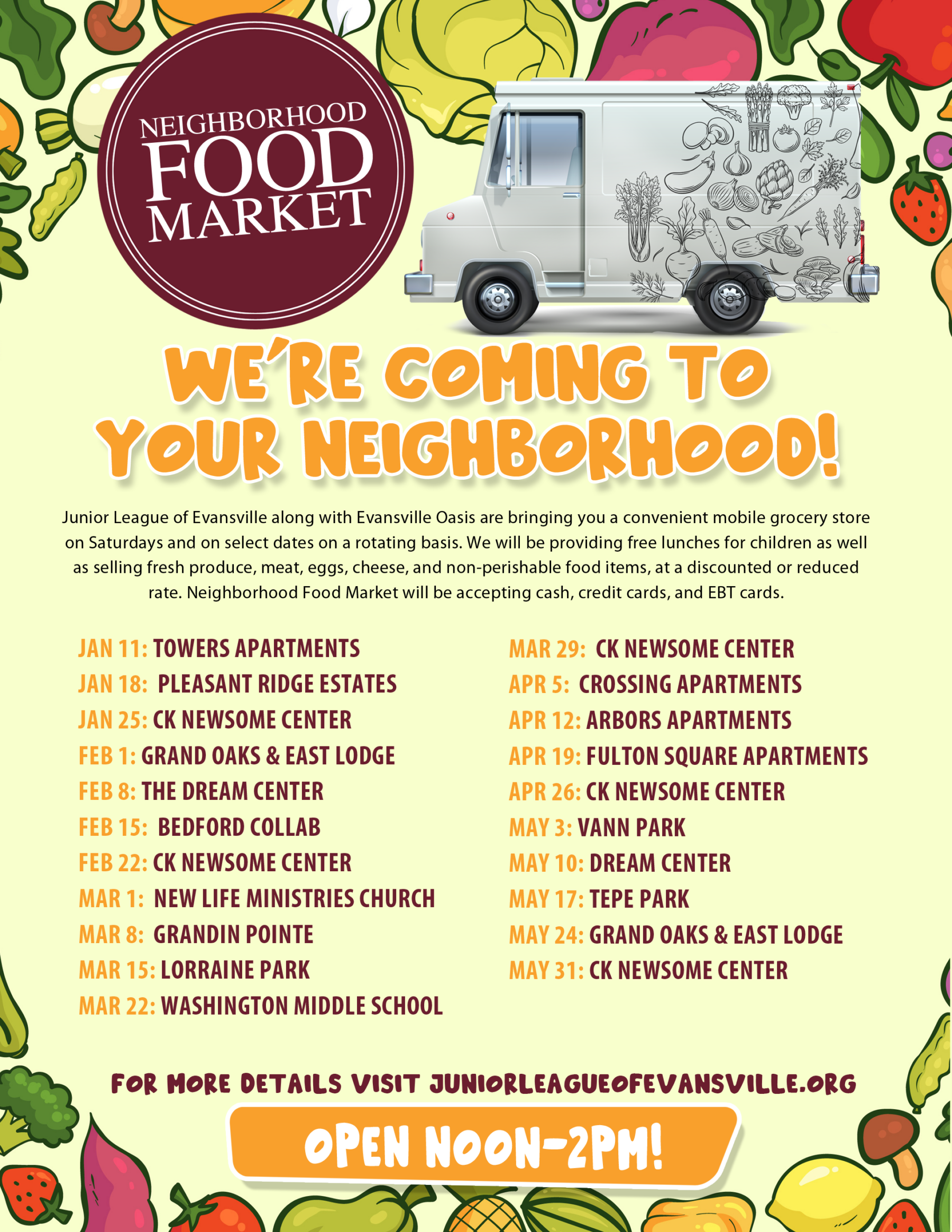 Neighborhood Food Market – Click here for more info! – Junior League of ...