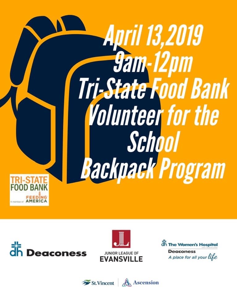 Tri-State Food Bank School Backpack Program – Junior League of Evansville